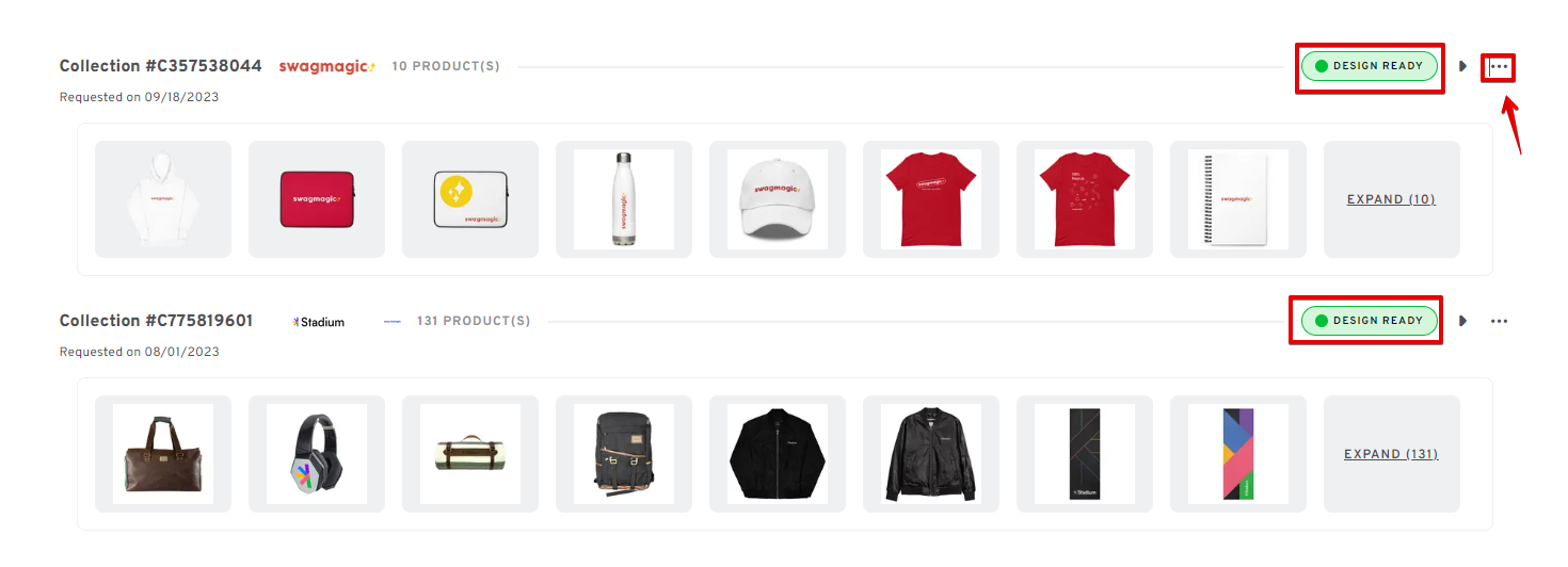 How To Add a Swag Collection From Your Saved Designs to your Stadium ...