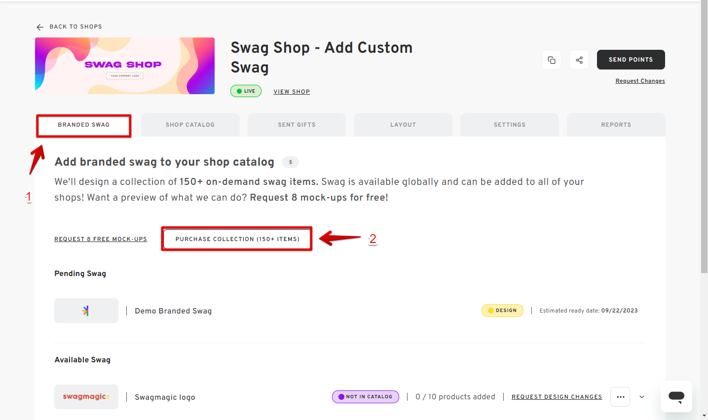 How to create a branded swag shop? – STADIUM