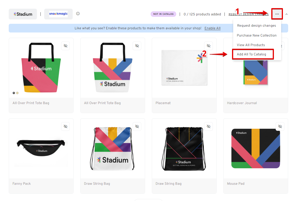 Overview on Editing, Managing, and Requesting Swag Design Changes for ...
