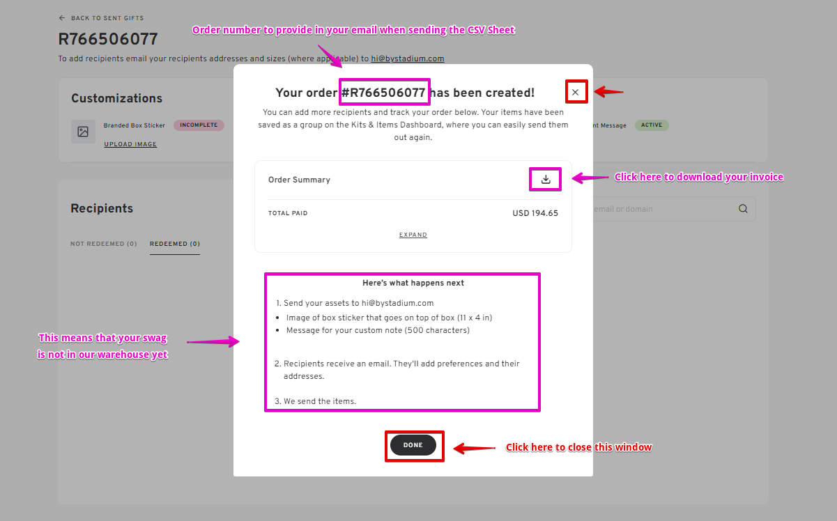 How to Create and Send Surprise Swag Kits (Using Swag Stored in the ...