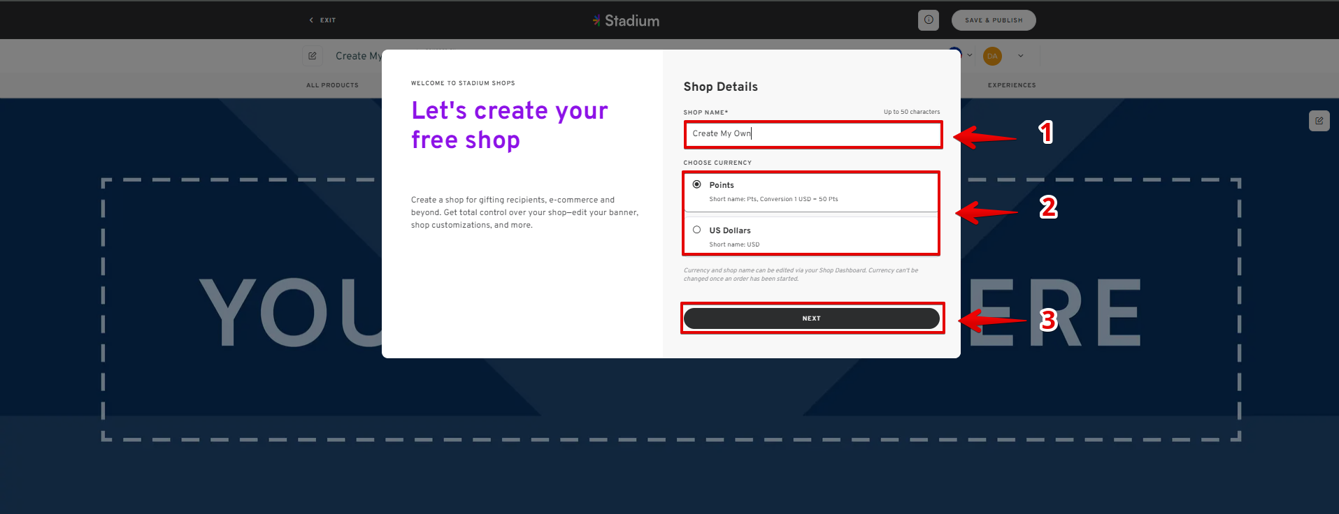 How to create a Stadium Shop – STADIUM