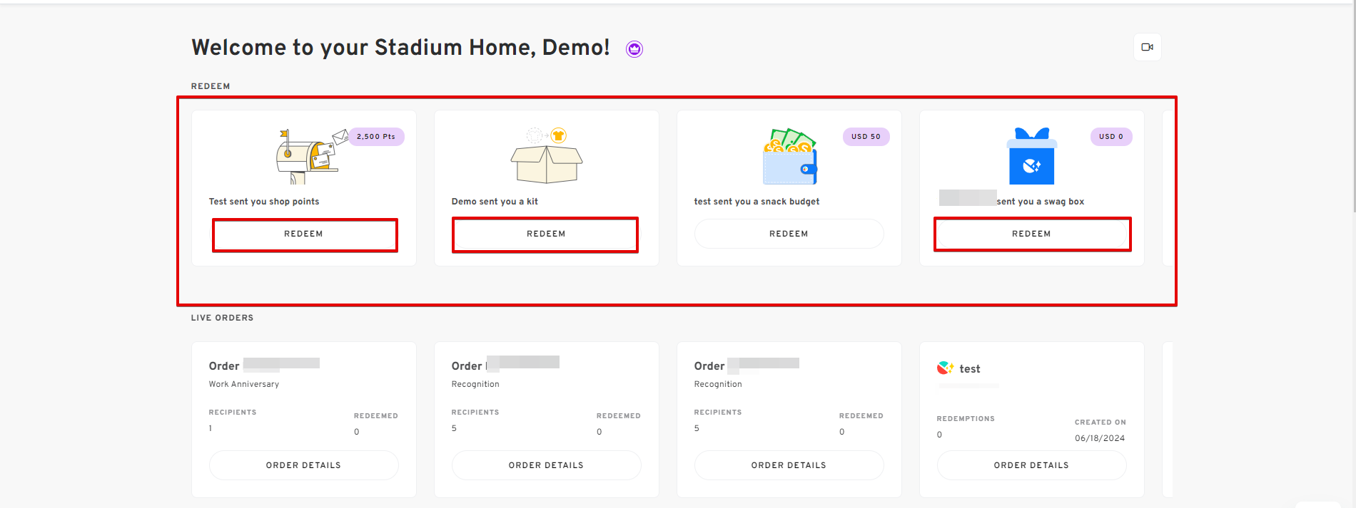 Redeeming Shop Points or Shop Credits through the Stadium Website – Stadium