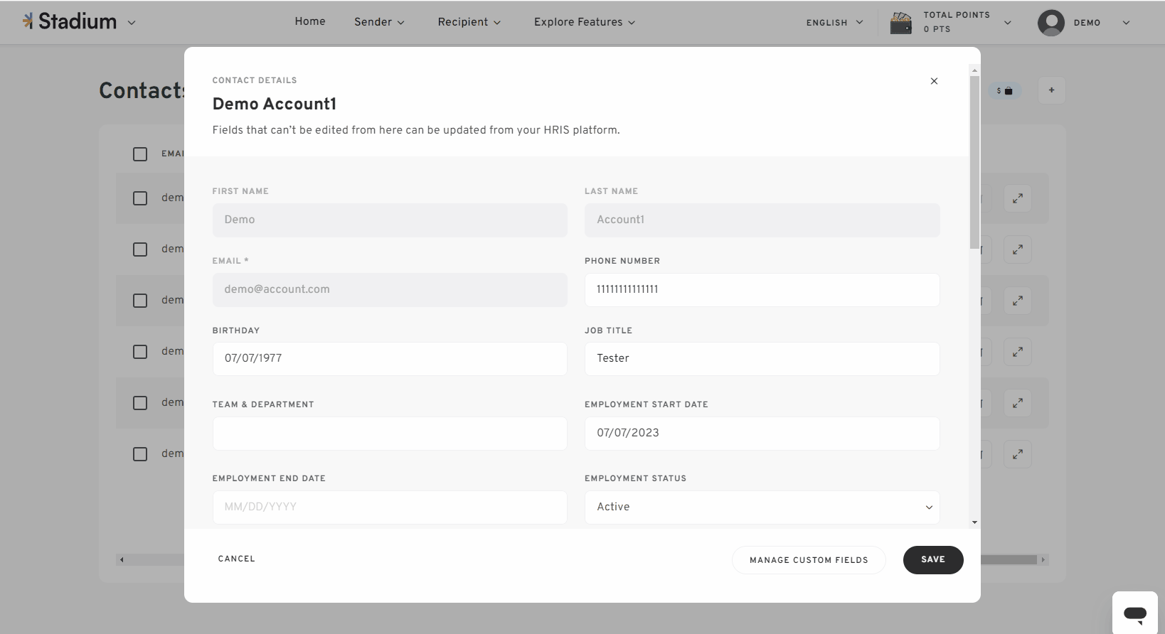 How To Manage Custom Contact Fields – STADIUM